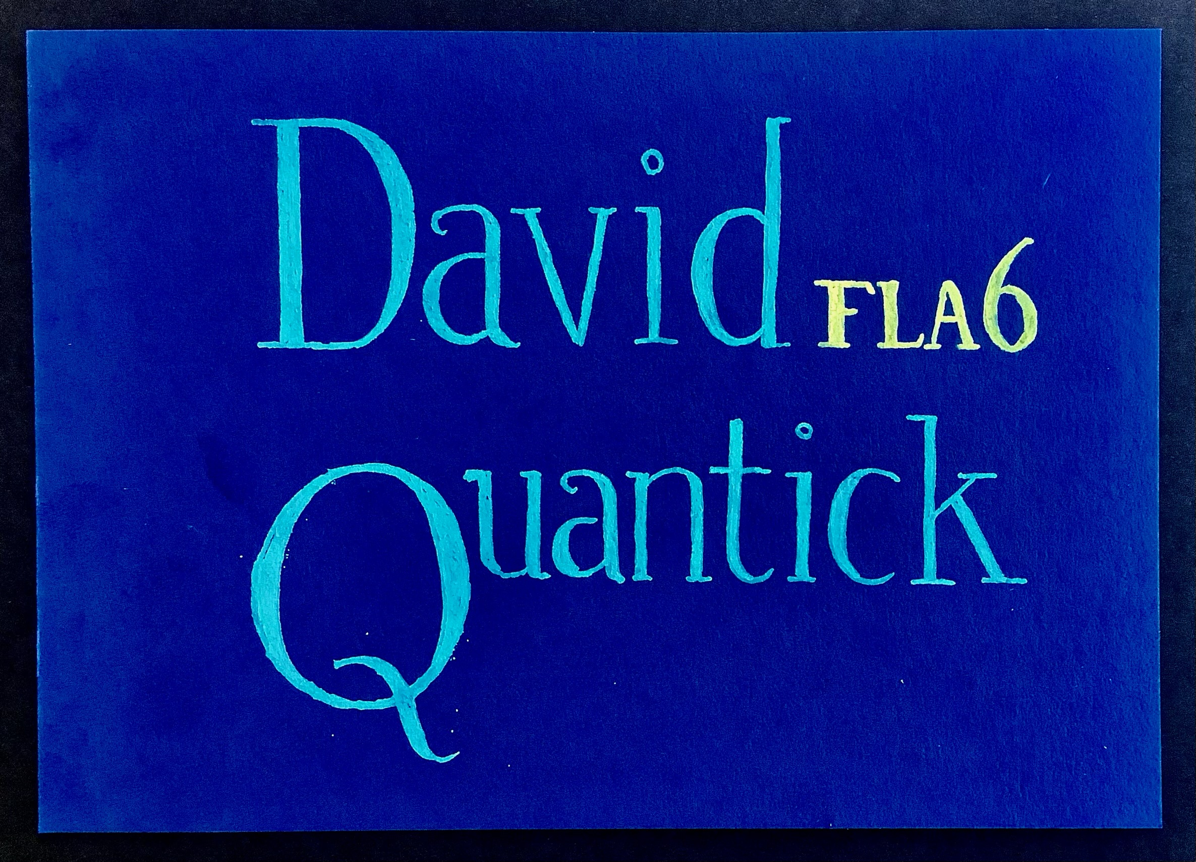 FLA 6: David Quantick (10/07/2022) | FIRST LAST ANYTHING